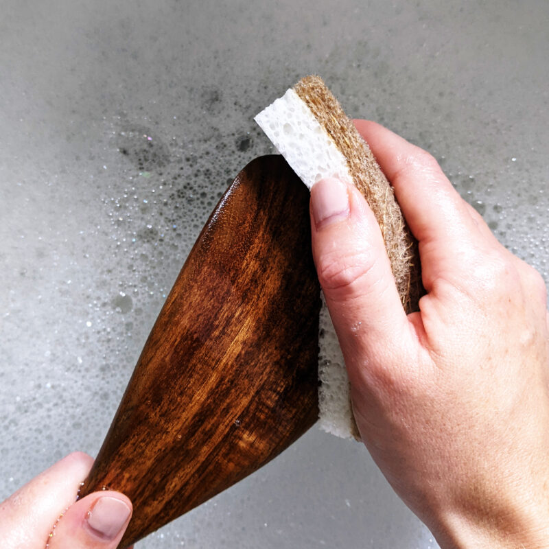 White Eco Washing Up Sponges Pack Of 6 - A&M Natural Living